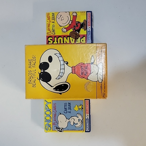 Peanuts | Other | Snoopy 971 Puzzle Plus 2 Packs Of Playing Cards ...
